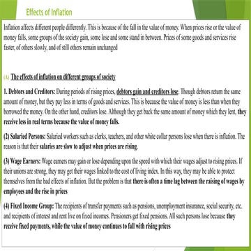 Effects of Inflation.pptx Effects of Inflation | PPT