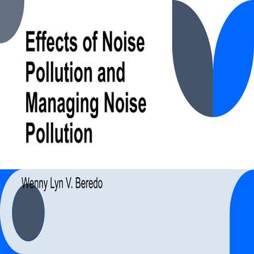 Environment Noise Pollution