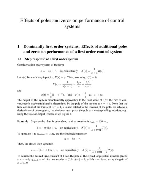 Control systems formula book | PDF