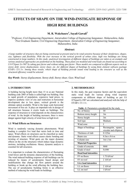 Dynamic Wind Analysis of High-Rise Building | PDF | Civil Engineering ...