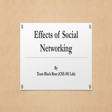 Social network | PPTX