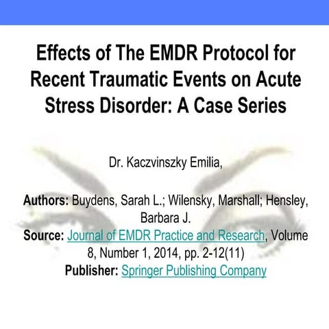 Effects of the emdr protocol | PPT