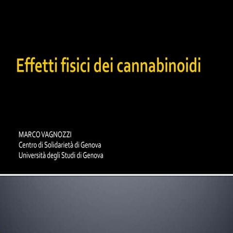 Effetti cannabis | PPTX