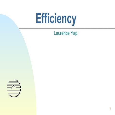 Efficiency | PPT