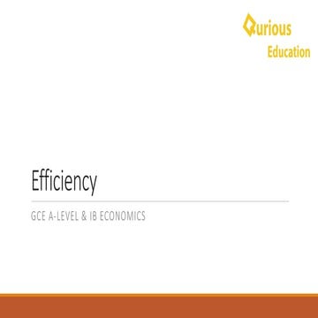 Efficiency - Market Structures.pdf @business studies | PDF