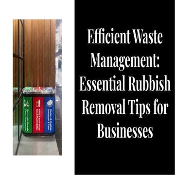 Rubbish Removal Tips Homeowners | PDF