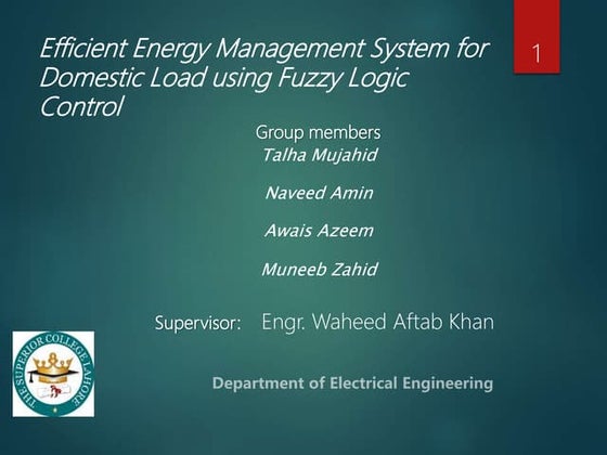 Iot based energy management system | PPTX