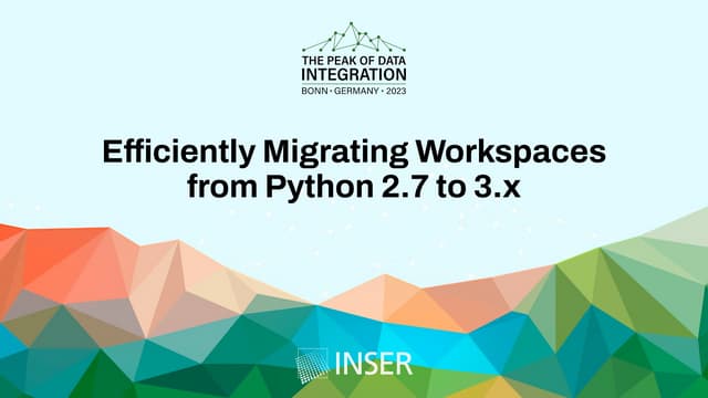 Efficiently Migrating Workspaces From Python 27 To 3x Ppt 9108