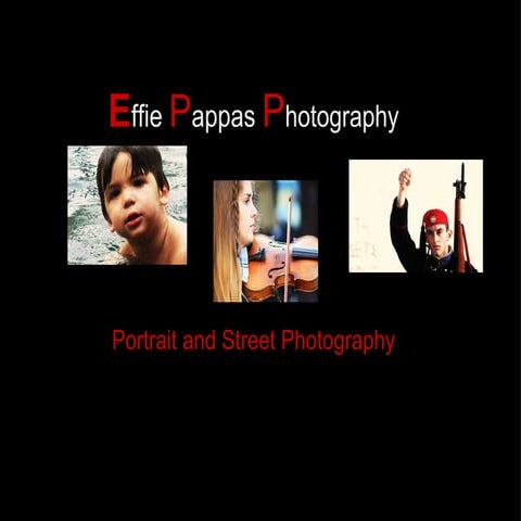 Effie Pappas Photography Portrait Photography | PPT