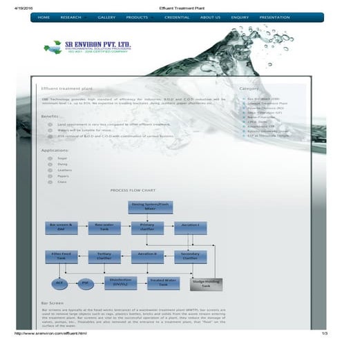 Effluent treatment plant | PDF