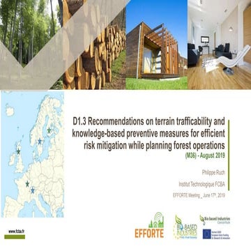 Recommendations on terrain trafficability - EFFORTE Business Forum | PPTX