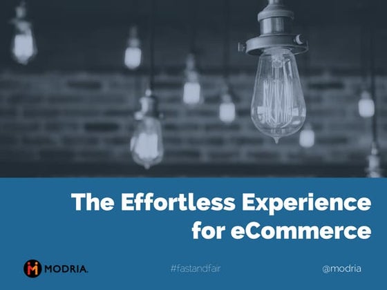 Operationalizing the Effortless Experience | PPTX