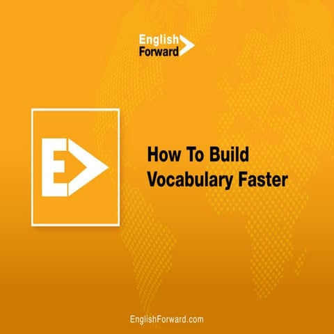 How To Build Vocabulary Faster | PDF