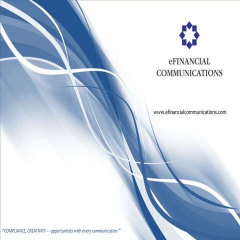 E financial communications inc sdccu | PPT