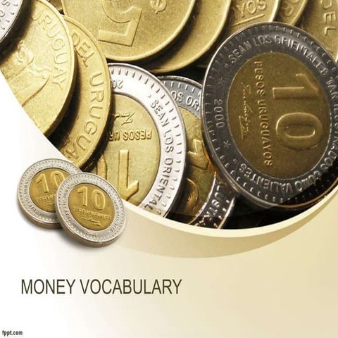 Money vocabulary: What´s the word? | PPTX