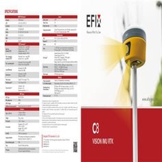Jual GPS Geodetik Efix C8 Vision IMU RTK | PDF