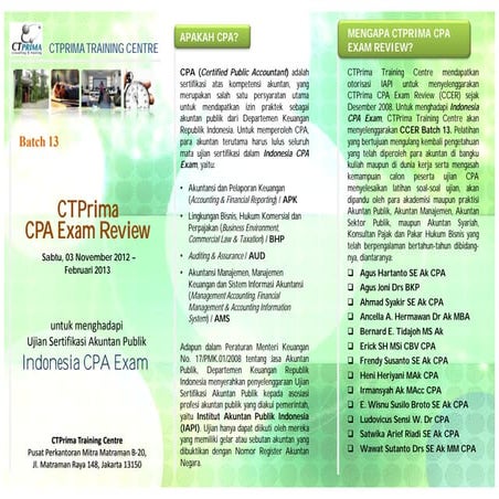 CPA Exam Review | PDF