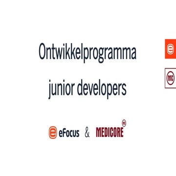 eFocus - Programma voor development talents | PPT