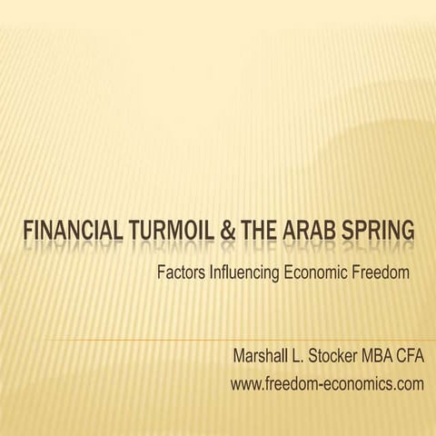 Syria and the Economic Freedom of the Arab World Report 2009 | PPT
