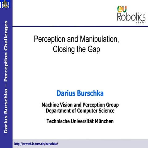 Challenges for Perception in Navigation and Manipulation | PDF