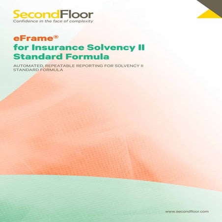 eFrame® for Insurance Solvency II Standard Formula | PDF