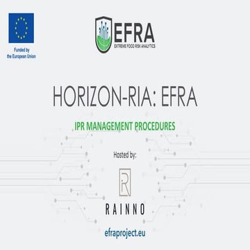 EFRA | Workshop on IPR Management Procedures (part 2) | PDF