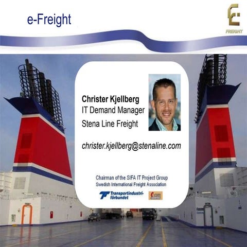 E freight vti presentation januari 2012 [linköping] | PPTX | Logistics ...