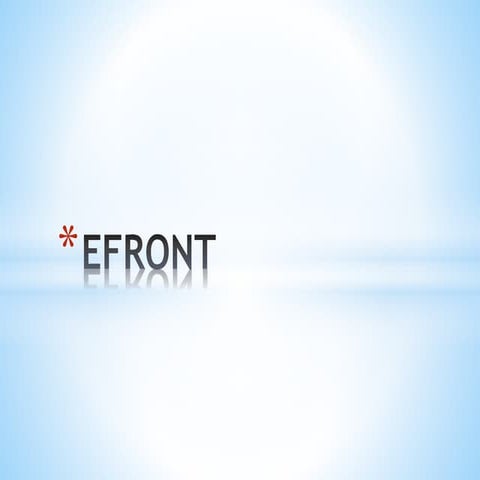 E front | PPTX