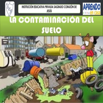 Clases De Contaminación Del Suelo Para Niños Pdf