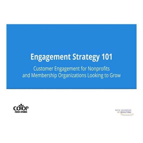 Engagement Strategy 101 | PPT