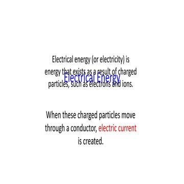 Electrical energy | PPT