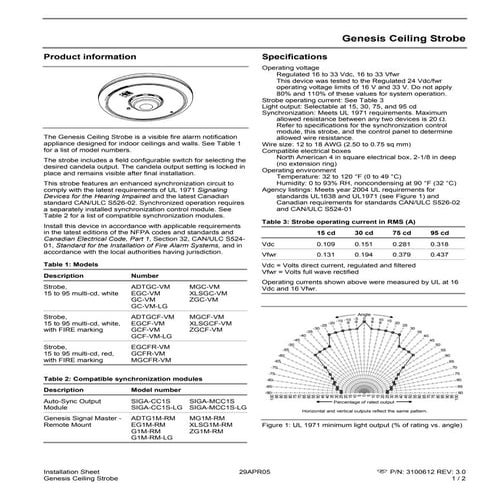 Edwards Signaling EGC-VM Installation Manual | PDF