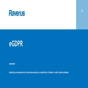 Raverus eGDPR | PPTX