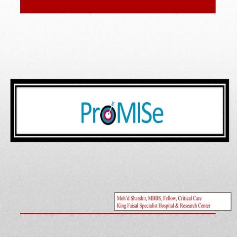 Early goal-directed therapy in severe sepsis and septic shock: ProCESS ...