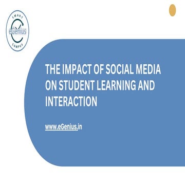 Is social media redefining student learning and engagement? | PPT