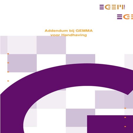 Egem addendum bij gemma voor handhaving versie 1.0 def | PDF