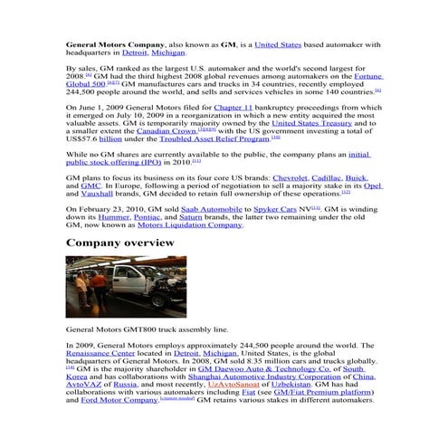 General motors | PPTX
