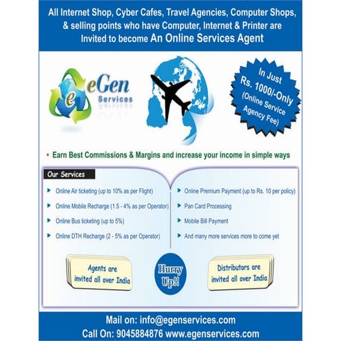 E gen services agent & distributor offer | PPT