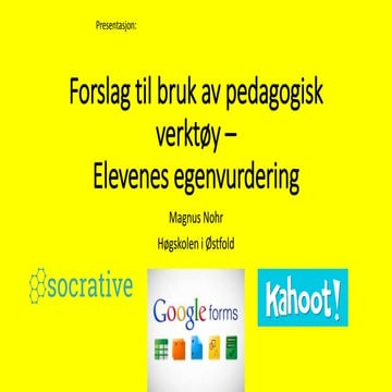 Egenvurdering | PPTX