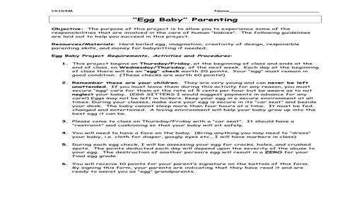 Egg Baby Project Faces