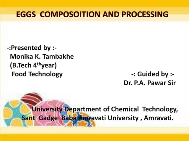 Grading and quality parameters of eggs | PPTX