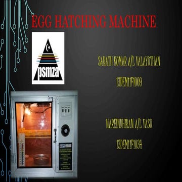 Egg hatching machine | PPT