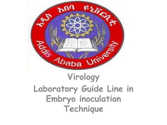 CULTIVATION OF VIRUS : Embryonated eggs | PPTX