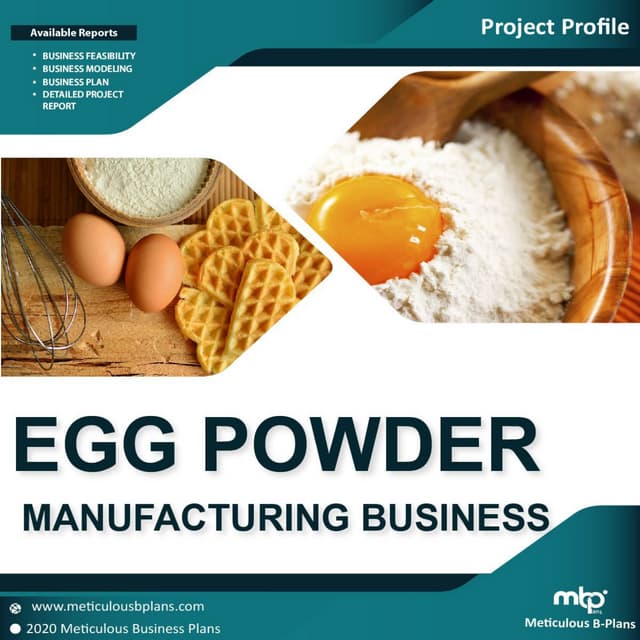 Egg Powder Manufacturing / Processing Unit | PDF