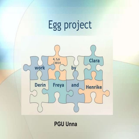 Egg project PGU Unna | PPTX