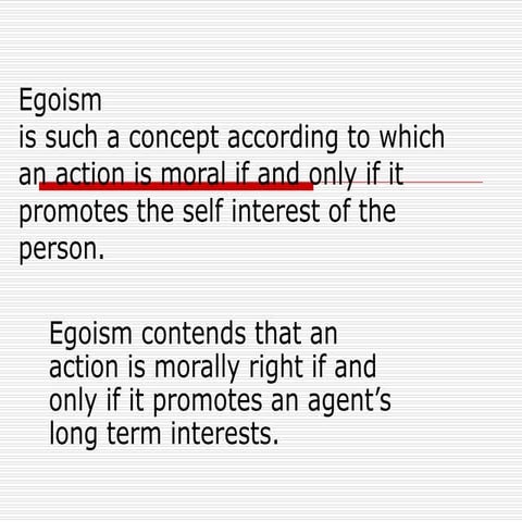 Egoism.ppt