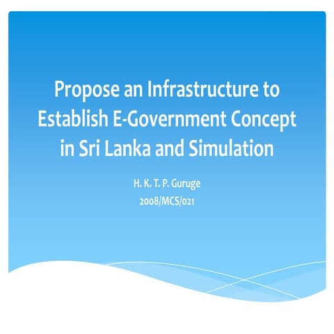 E Government Infrastructure | PPTX