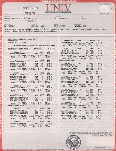 UNM Certificiate | PDF
