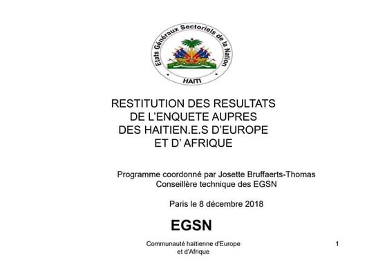 EGSN Grille de collecte | PPT