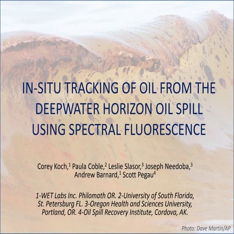 Surface Water Sheen Chracterization Sampling and Analysis | PDF